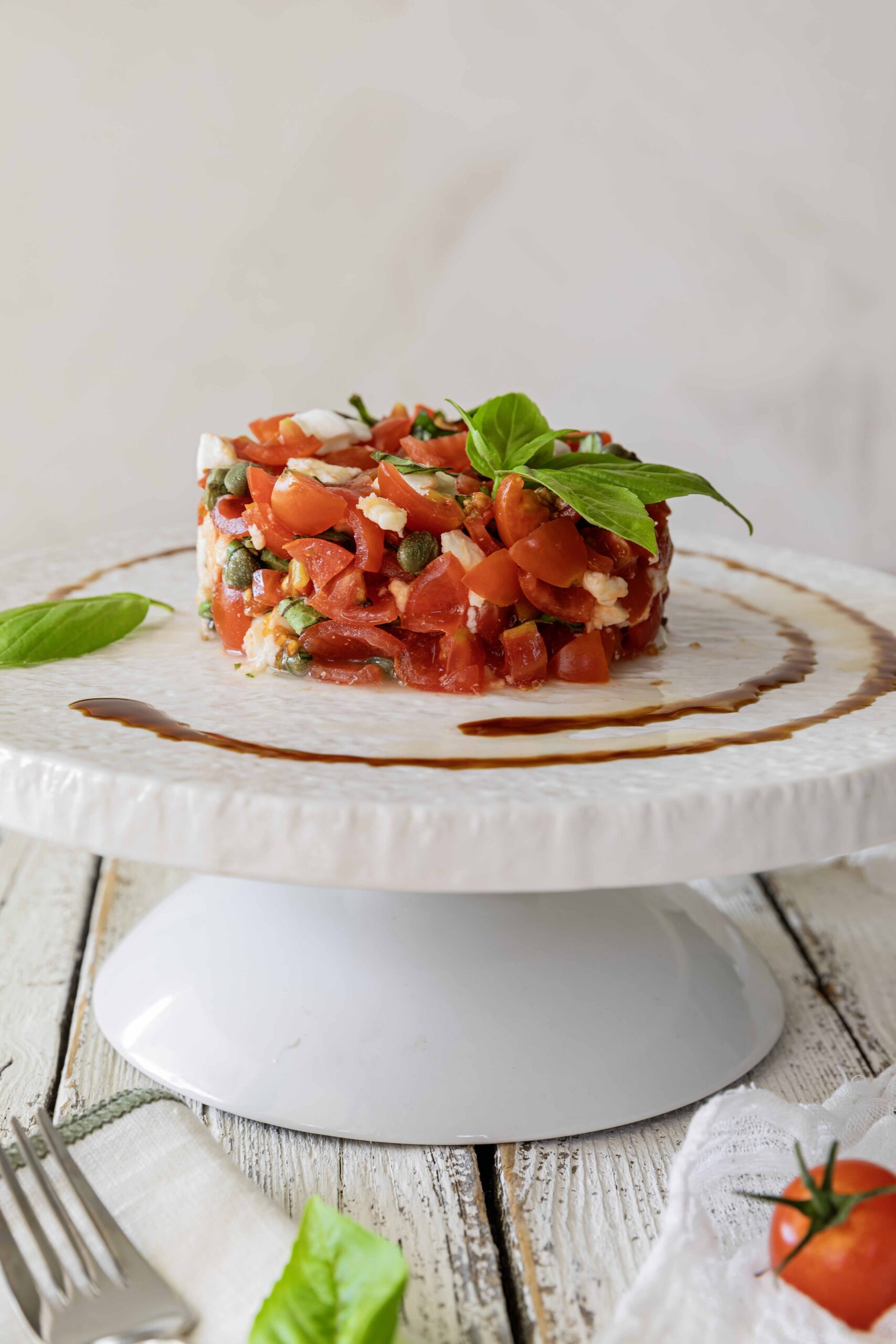 Caprese tartare, flavours of Italy - Secretos Del Sur